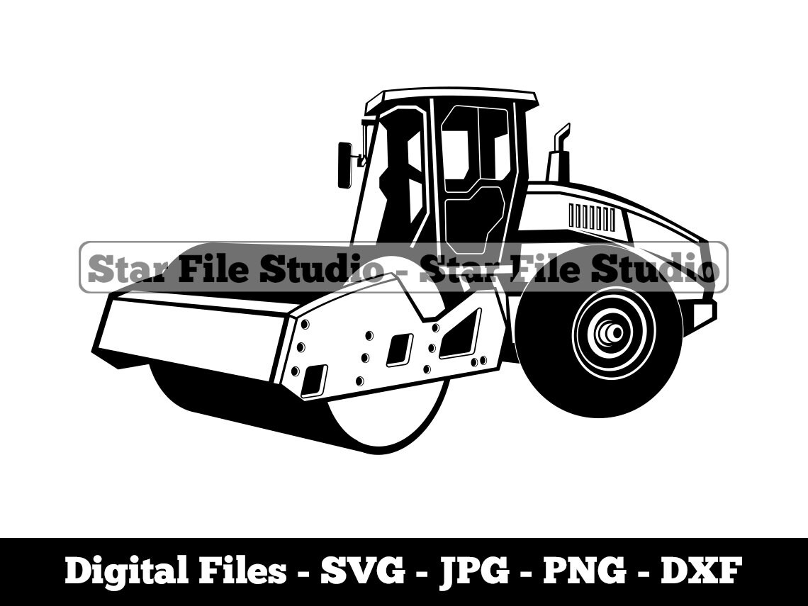 Soil Compactor Svg Compactor Svg Heavy Equipment Svg Soil - Etsy
