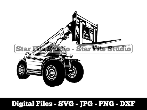 Telescopic Handler 5 Svg Telehandler Svg Heavy Equipment | Etsy