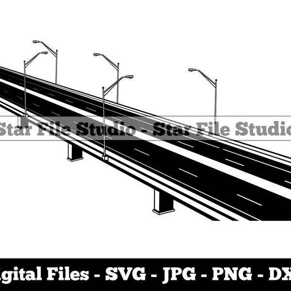 Highway Svg - Etsy