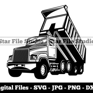Dump Truck 4 Svg Truck Svg Trucker Svg Trucking Svg Dump - Etsy