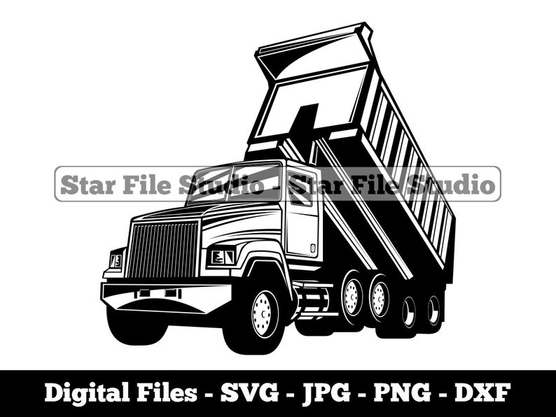 Dump Truck #4 Svg, Truck Svg, Trucker Svg, Trucking Svg, Dump Truck Png ...