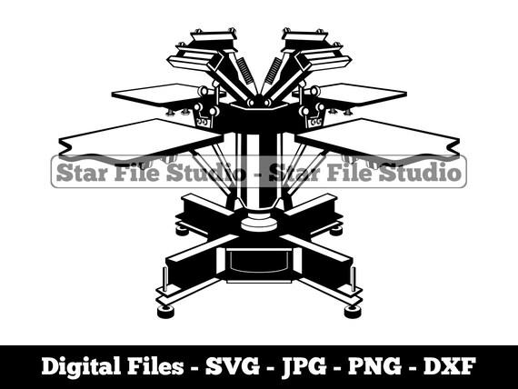 T-shirt Printing Svg Heat Press Machine Svg Print on Demand | Etsy