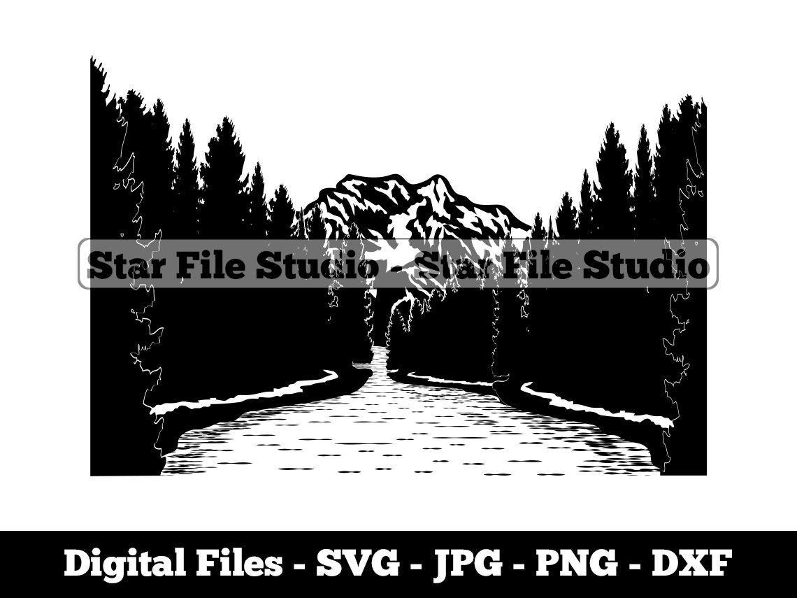 Forest River Svg Park Svg River Svg Woods Svg Forest River - Etsy