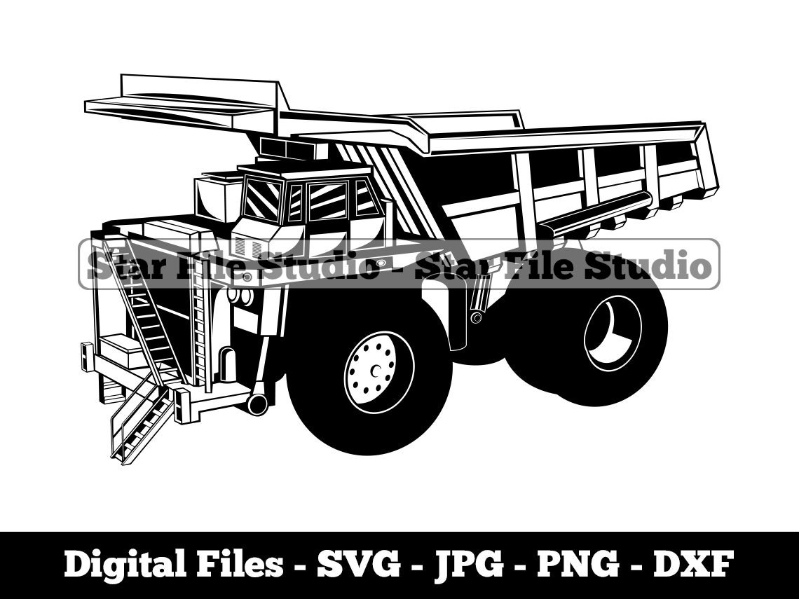 Haul Truck 3 Svg Heavy Equipment Svg Trucker Svg Trucking | Etsy