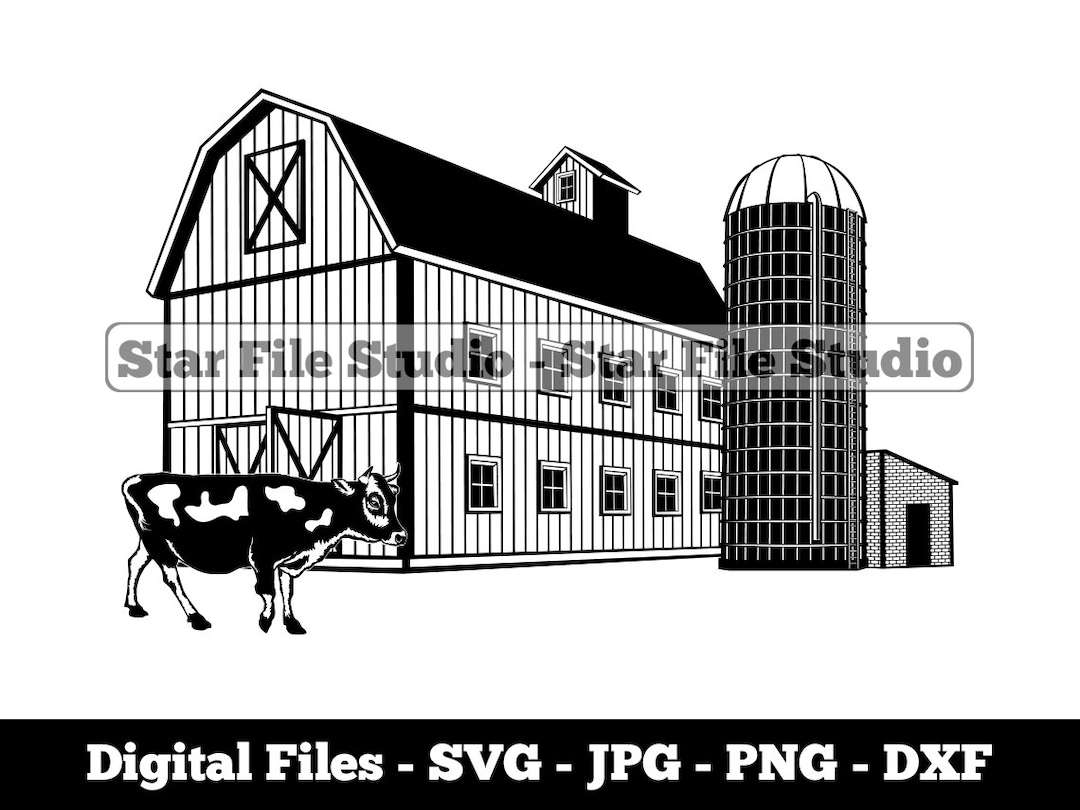 Granja svg, Animales de granja svg, Granjero svg, Granja png, Granja ...