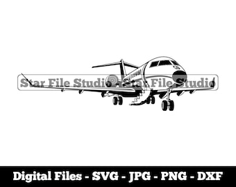 Private Jet Svg - Etsy