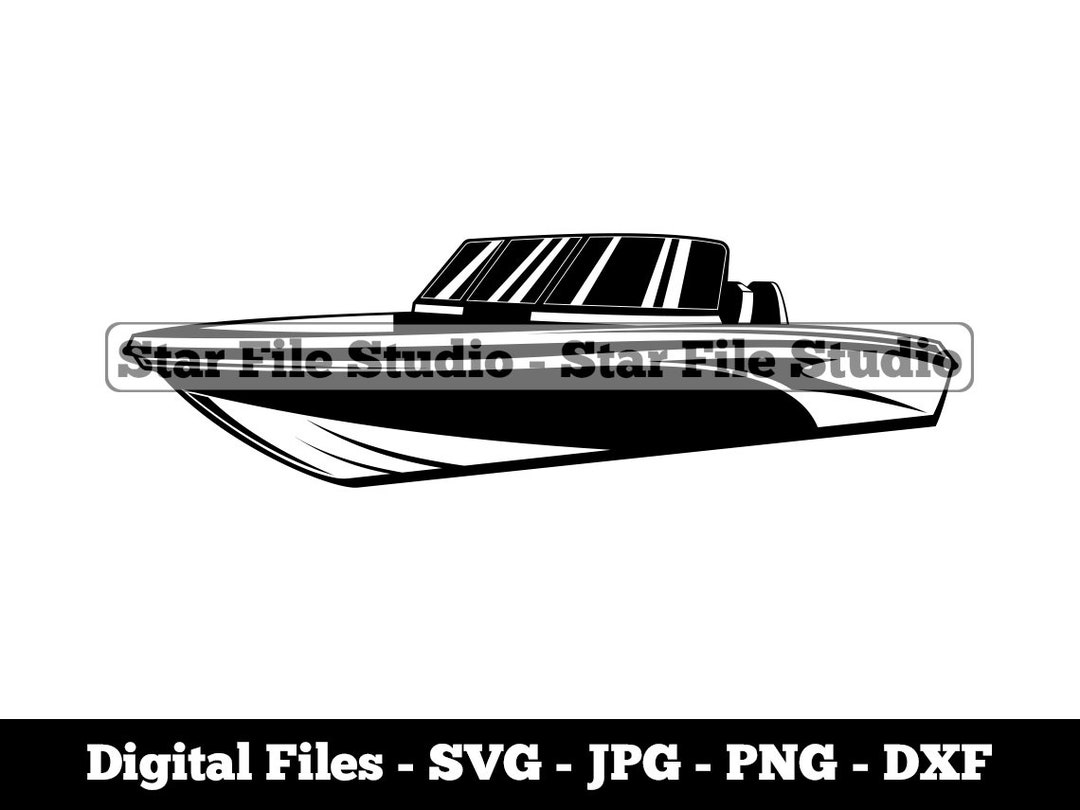 Speed Boat 5 Svg, Speed Boat Svg, Speedboat Svg, Motor Boat Svg, Speed ...