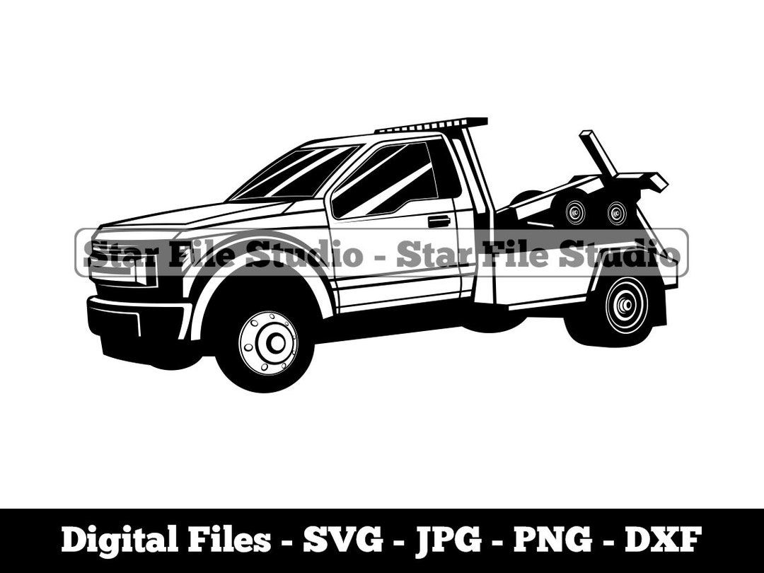 Tow Truck #2 Svg, Tow Truck Svg, Roadside Assistance Svg, Tow Truck Png ...