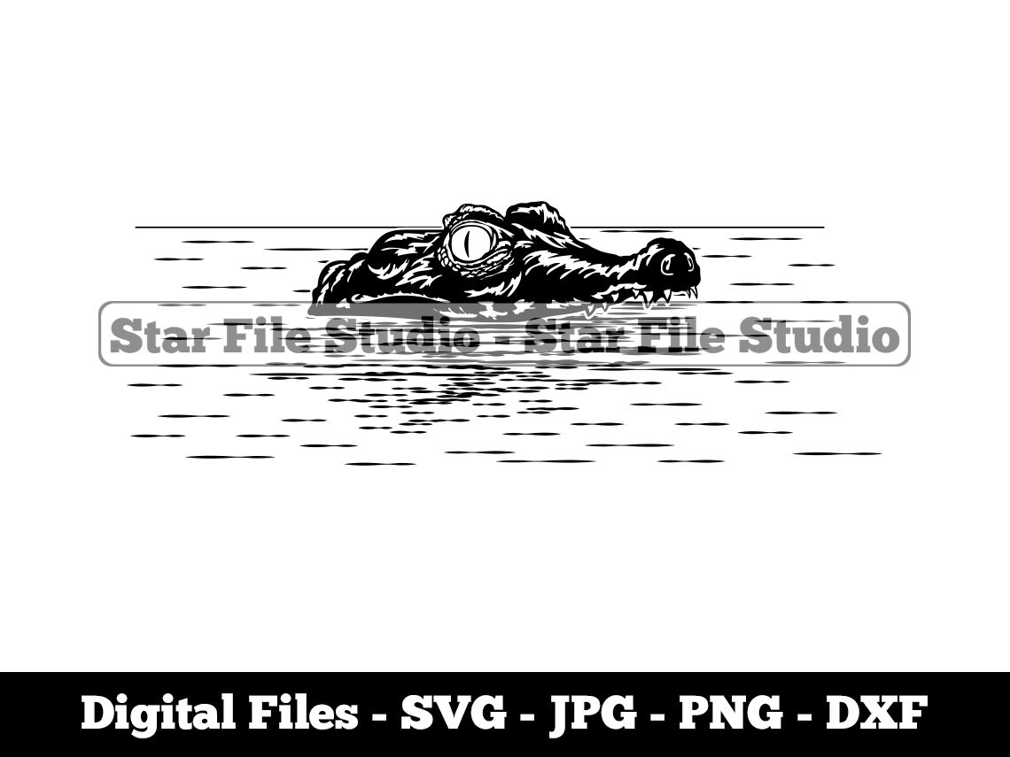 Lligator 3 Svg Alligator Png Alligator Jpg Amphibian Svg - Etsy