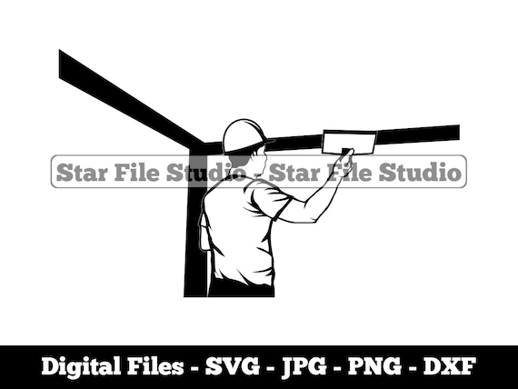 Drywall Finisher 4 Svg Drywall Svg Contractor Svg - Etsy