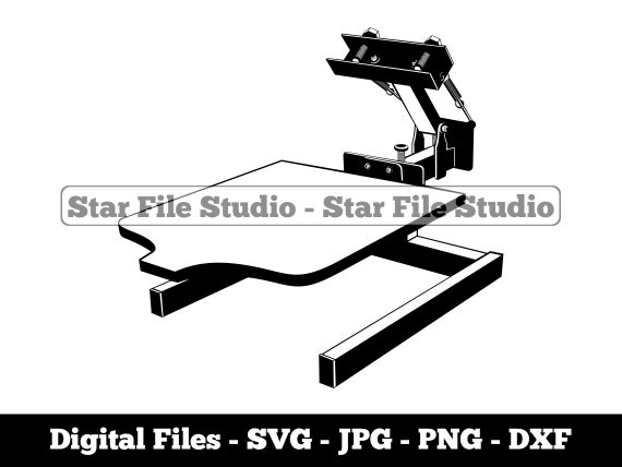 Heat Press Machine Svg T-shirt Printing Svg Print on Demand - Etsy