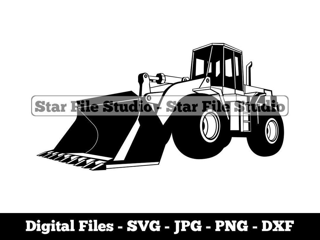 Bulldozer 9 Svg, Bulldozer Svg, Dozer Svg, Heavy Equipment Svg ...