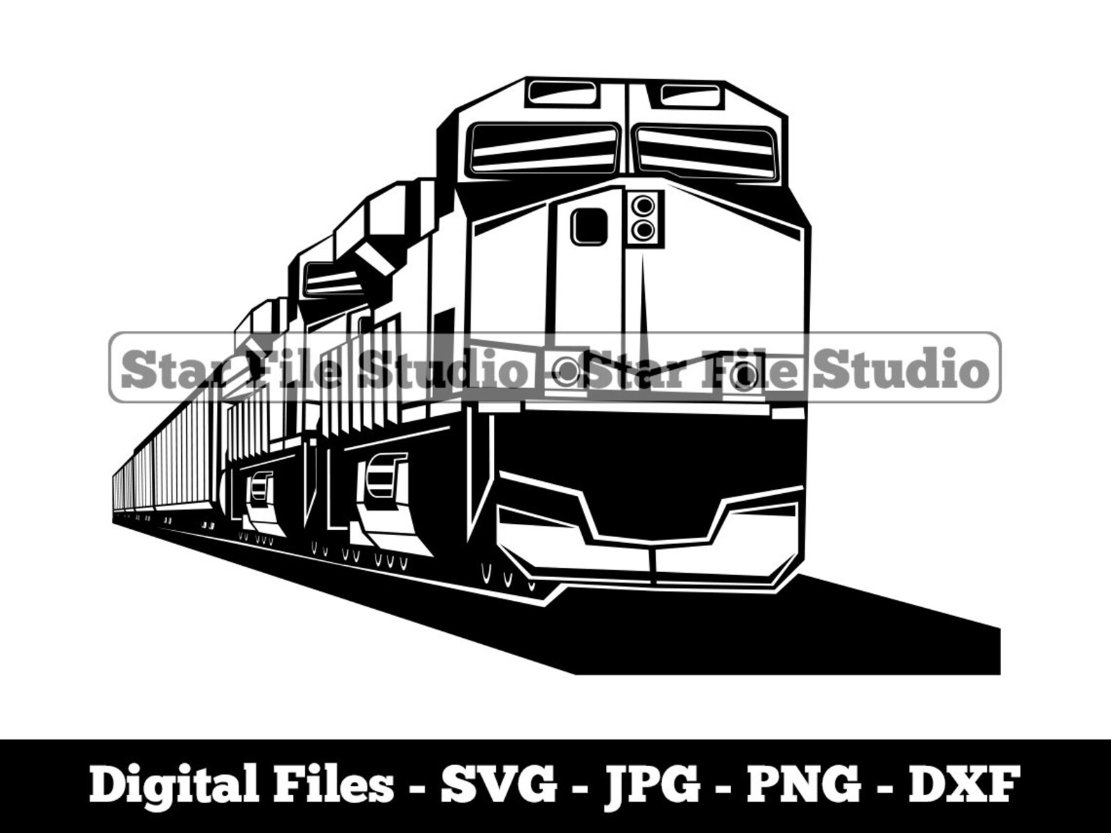Train 2 Svg Steam Engine Svg Locomotive Svg Train Png | Etsy