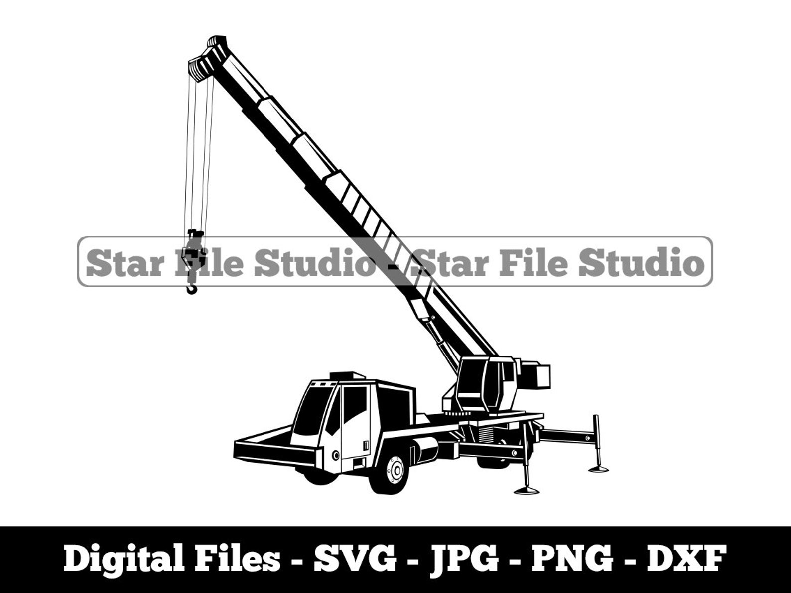 Taxi Crane 3 Svg Mobile Crane Svg Heavy Equipment Svg Taxi - Etsy
