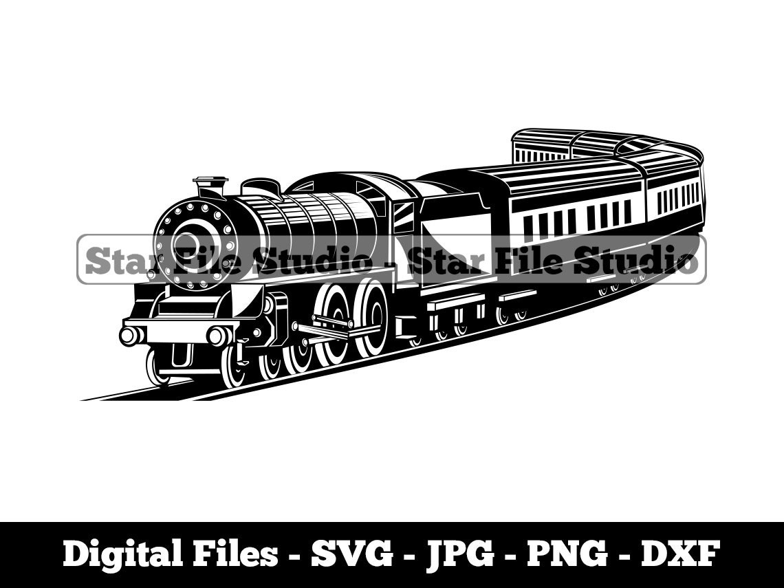 Train Svg, Steam Engine Svg, Locomotive Svg, Train Png, Train Jpg ...