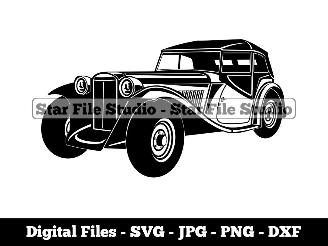 Retro Car 5 Svg Retro Car Png Retro Car Jpg Car Svg - Etsy