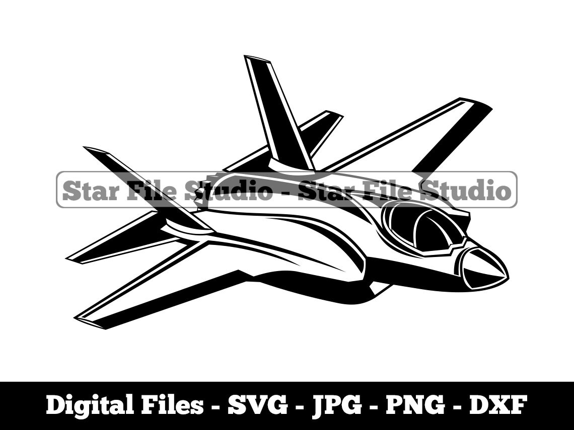 Stealth Fighter Jet Svg Airforce Svg Jet Fighter Svg - Etsy