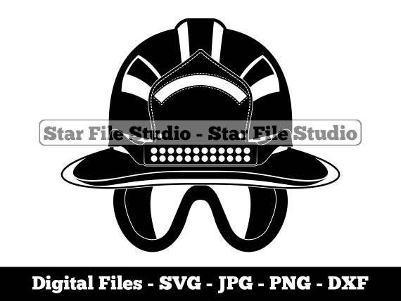 Firefighter Helmet Svg Firefighter Svg Fireman Svg | Etsy