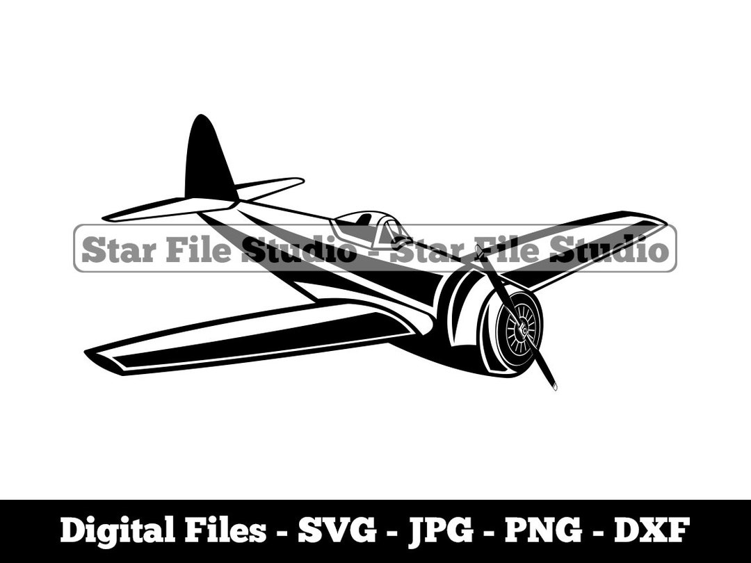 Propeller Airplane 2 Svg, Airplane Svg, Aircraft Svg, Airplane Png ...