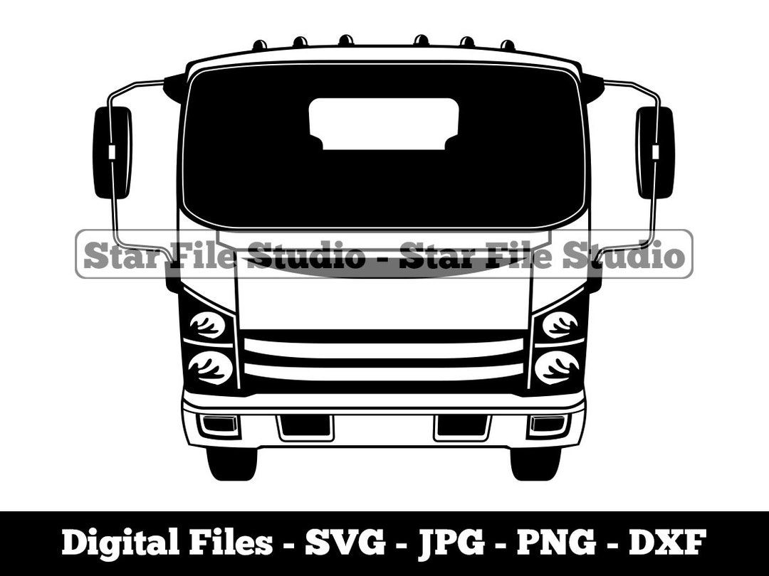 Box Truck Front Svg, Truck Svg, Trucker Svg, Trucking Svg, Truck Png ...