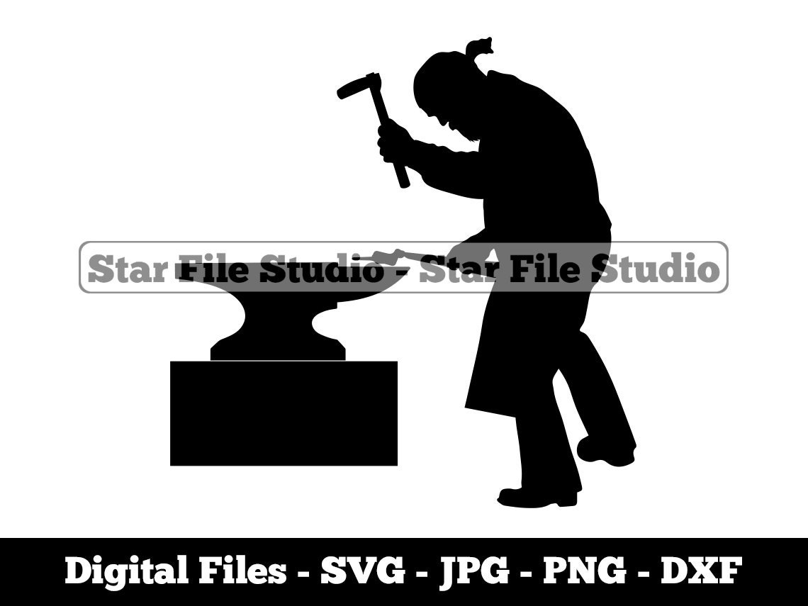 Blacksmith Logo 2 Svg Smithy Svg Blacksmith Svg Blacksmith | Etsy