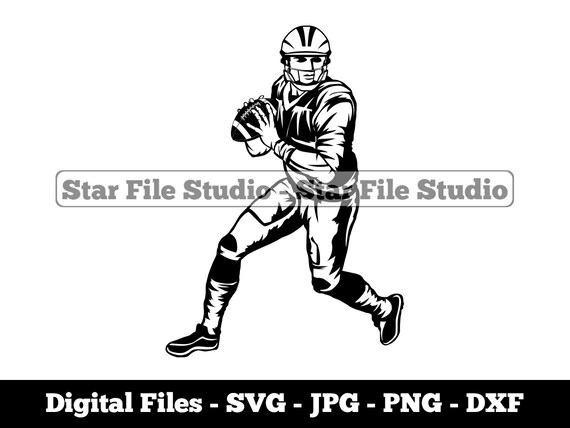 Football Logo 4 Svg Football Svg Fotball Player Svg - Etsy