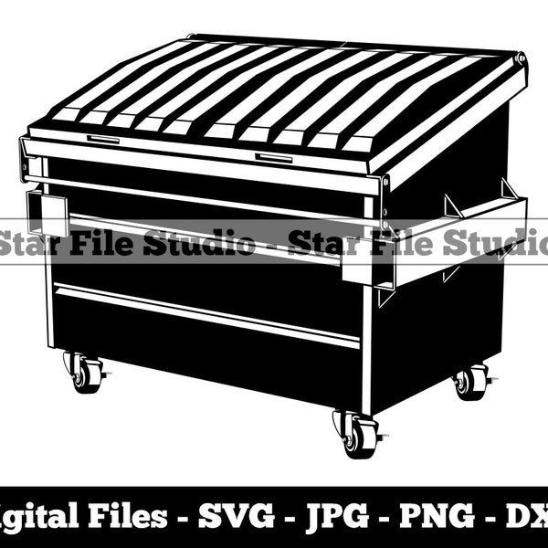 Dumpster Clipart - Etsy