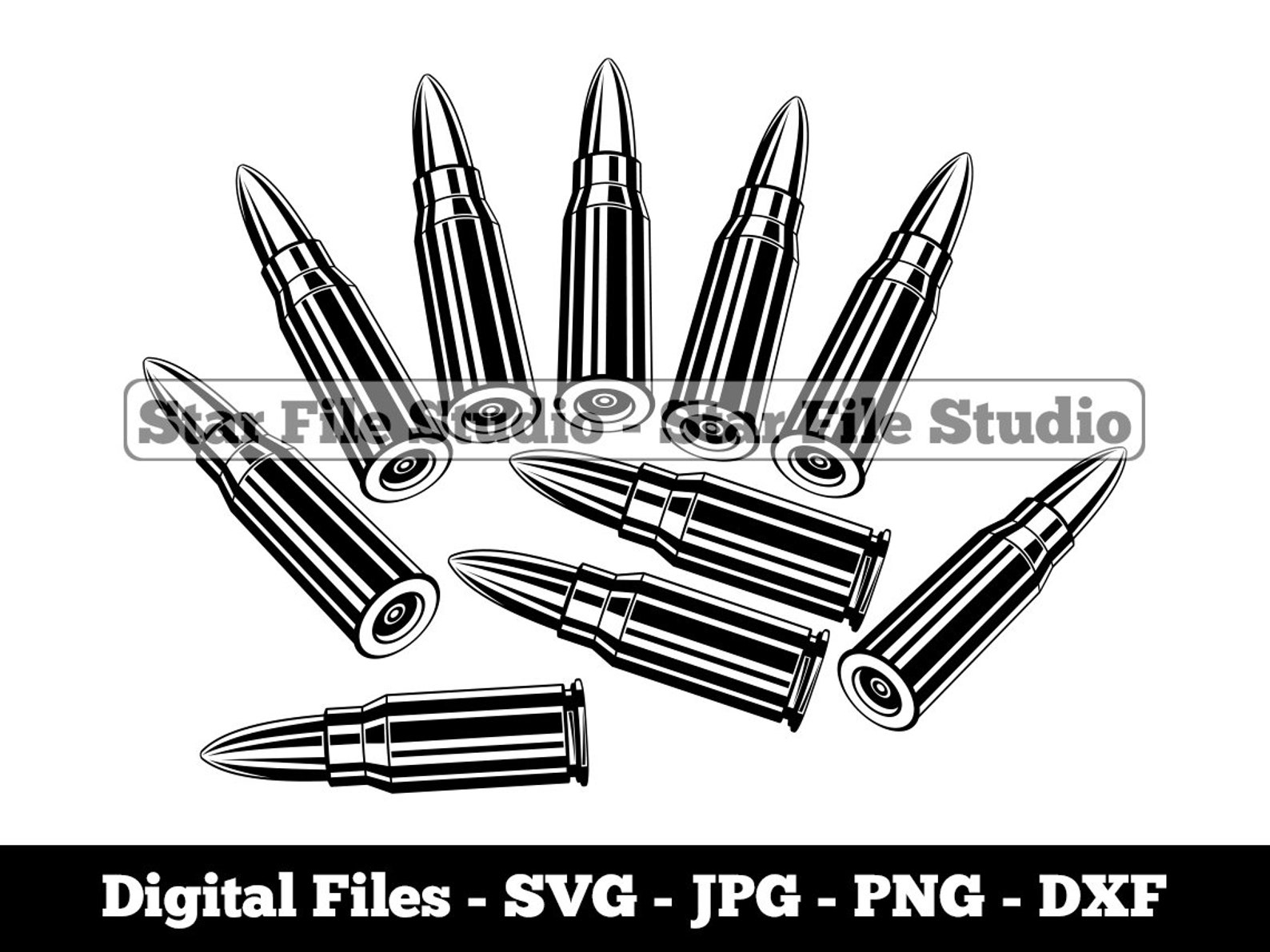 Bullets #3 Svg, Ammo Svg, Amunition Svg, Bullets Png, Bullets Jpg ...