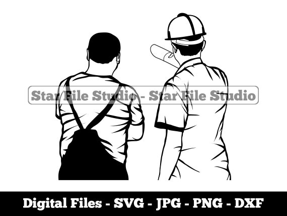 Architect and Contractor Svg Construction Svg Contractor | Etsy