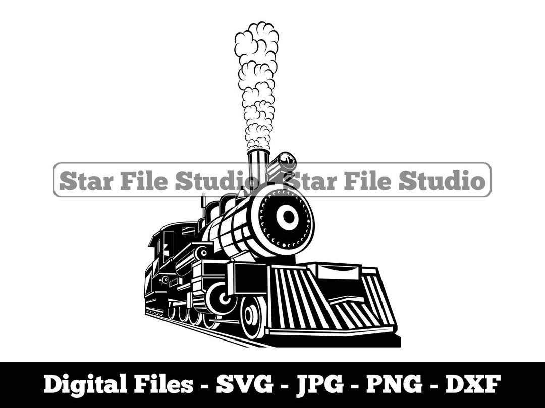 Train Logo Svg, Steam Engine Svg, Locomotive Svg, Train Png, Train Jpg ...