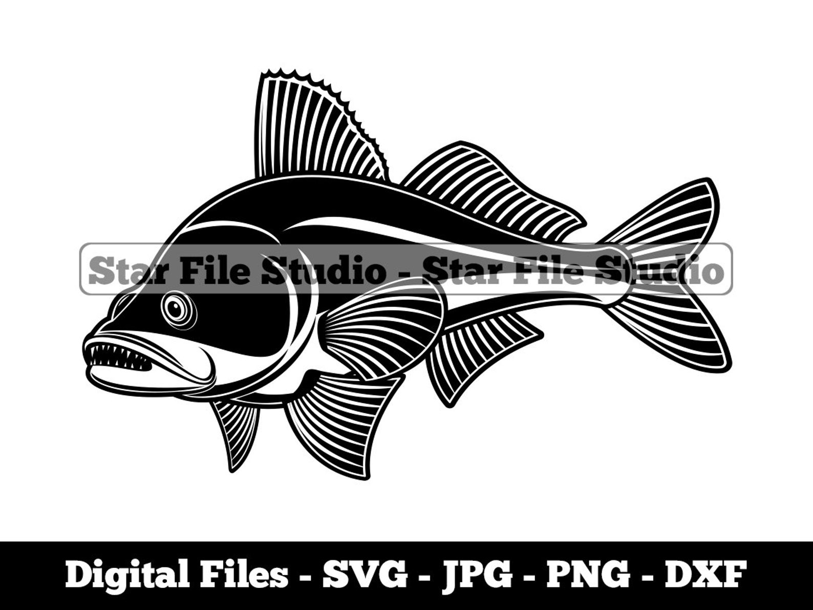 Zander 2 Svg Zander Svg Fishing Svg Fish Svg Zander Png - Etsy