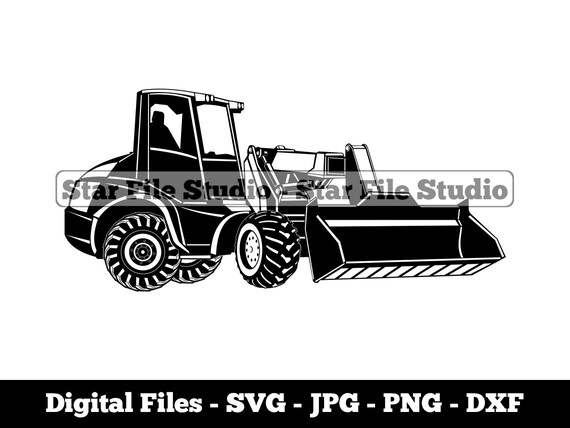 Telescopic Wheel Loader Svg Loader Svg Heavy Equipment Svg - Etsy