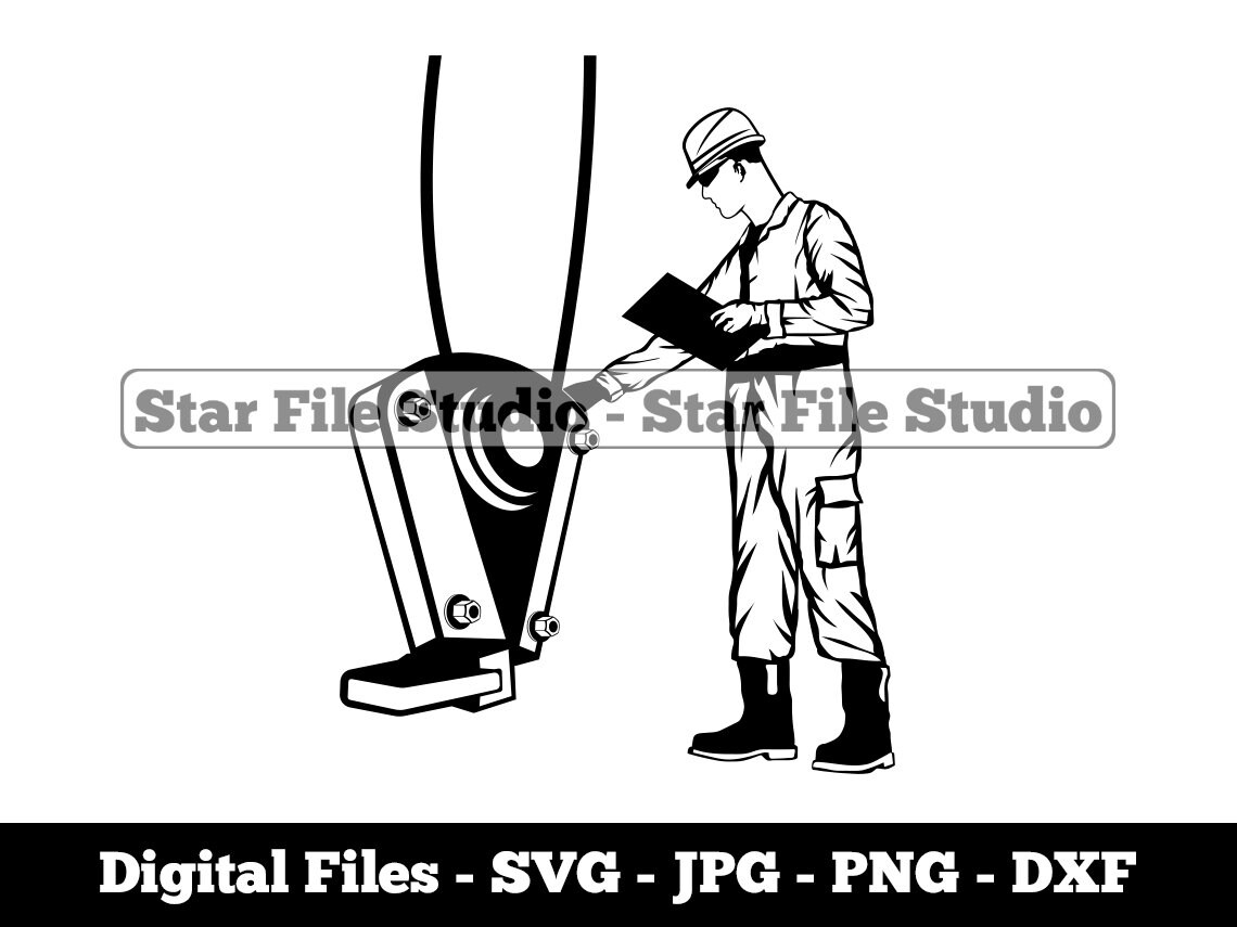 Construction Inspector Svg Construction Svg Contactor Svg - Etsy