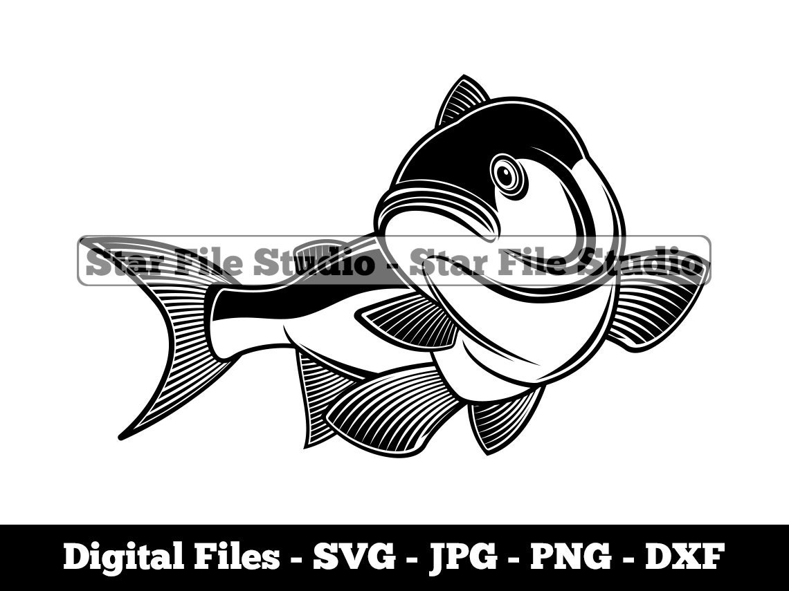 Whitefish 3 Svg Whitefish Svg Fishing Svg Fish Svg | Etsy