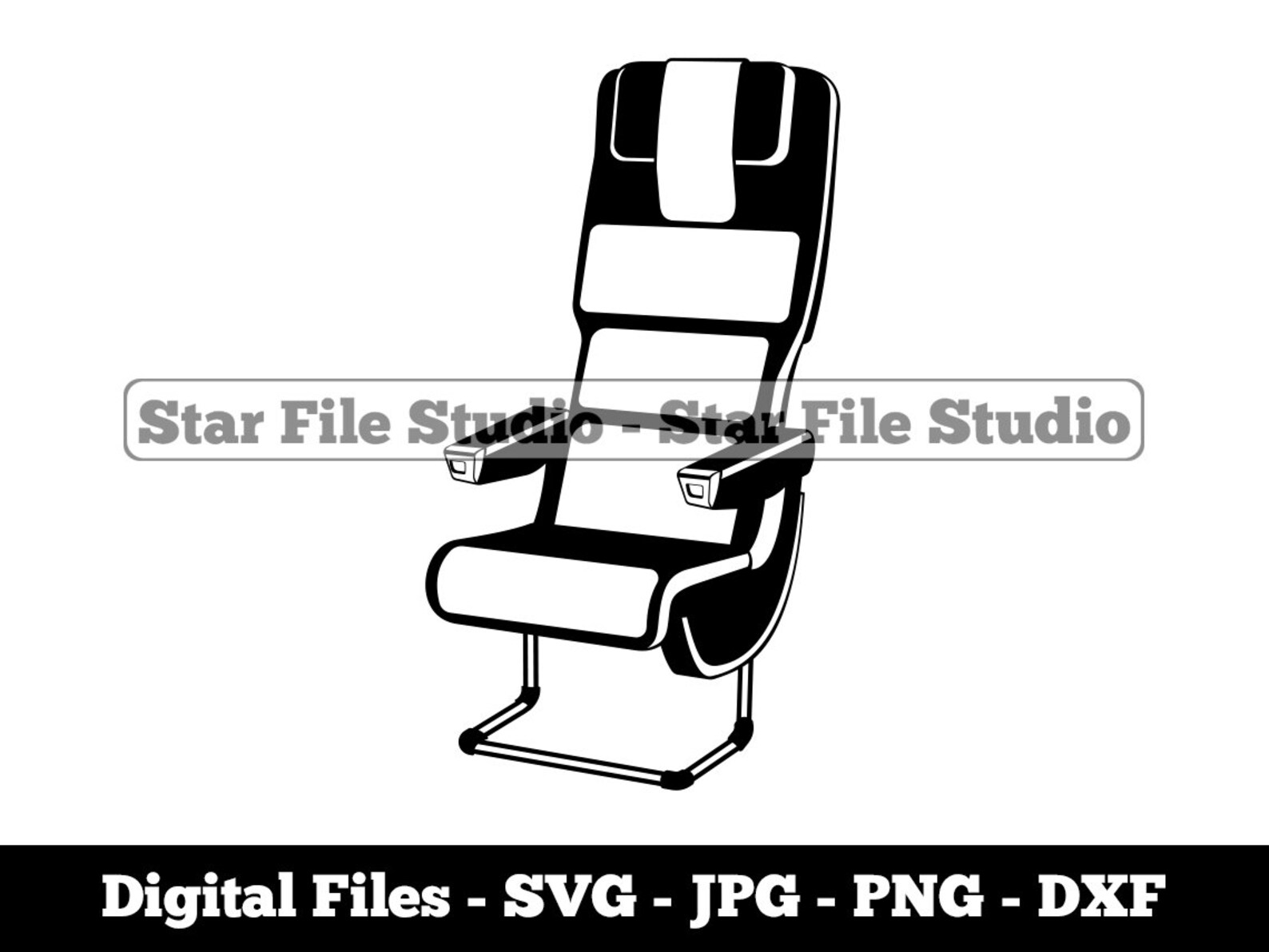 Airplane Seat Svg Airplane Seats Png Flying Svg Travel Svg - Etsy