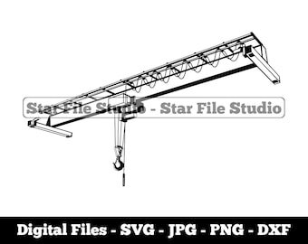 Container Cranes Svg Container Terminal Svg Container Port - Etsy