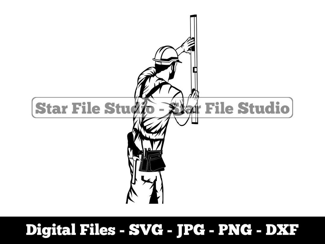 Construction Worker #3 Svg, Construction Svg, Contactor Svg ...