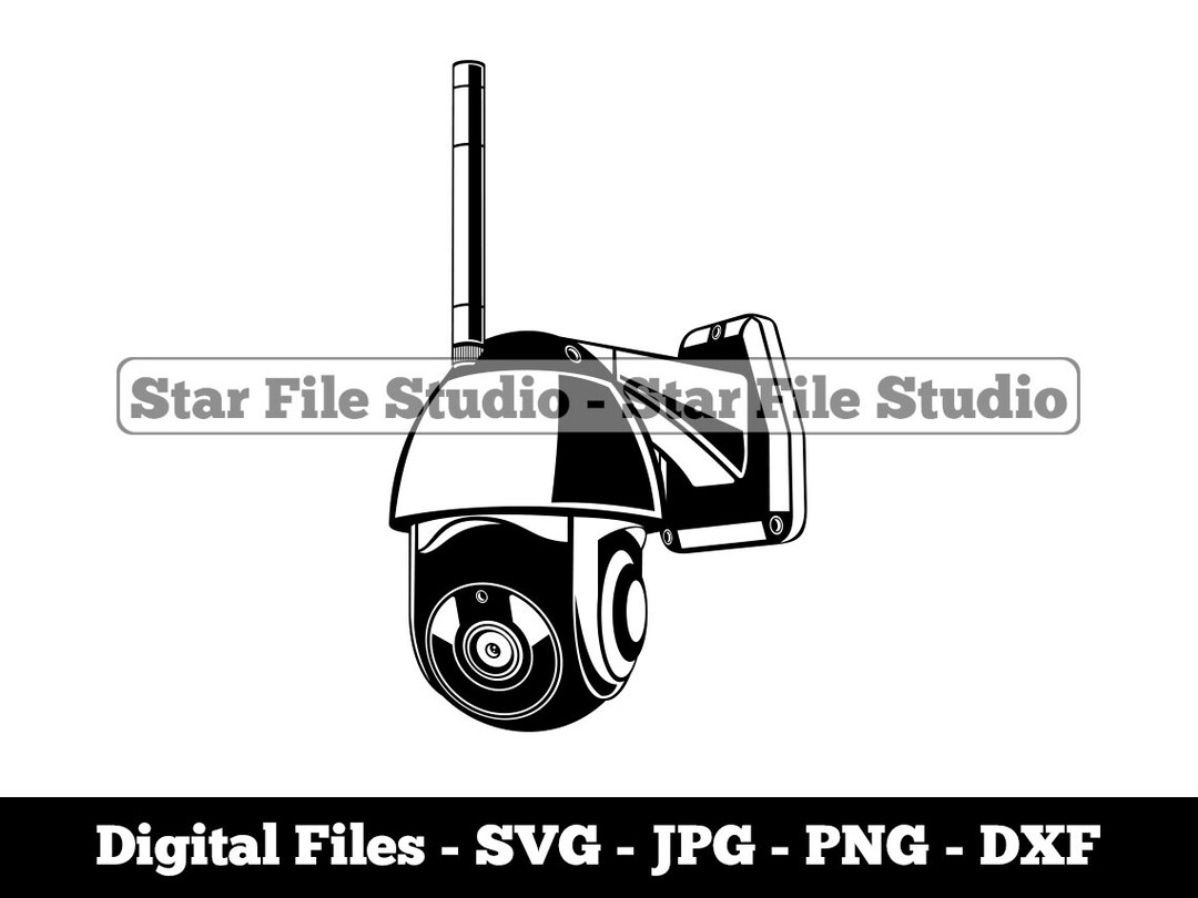 Security Camera 2 Svg, Security Camera Png, Security Camera Jpg, CCTV ...
