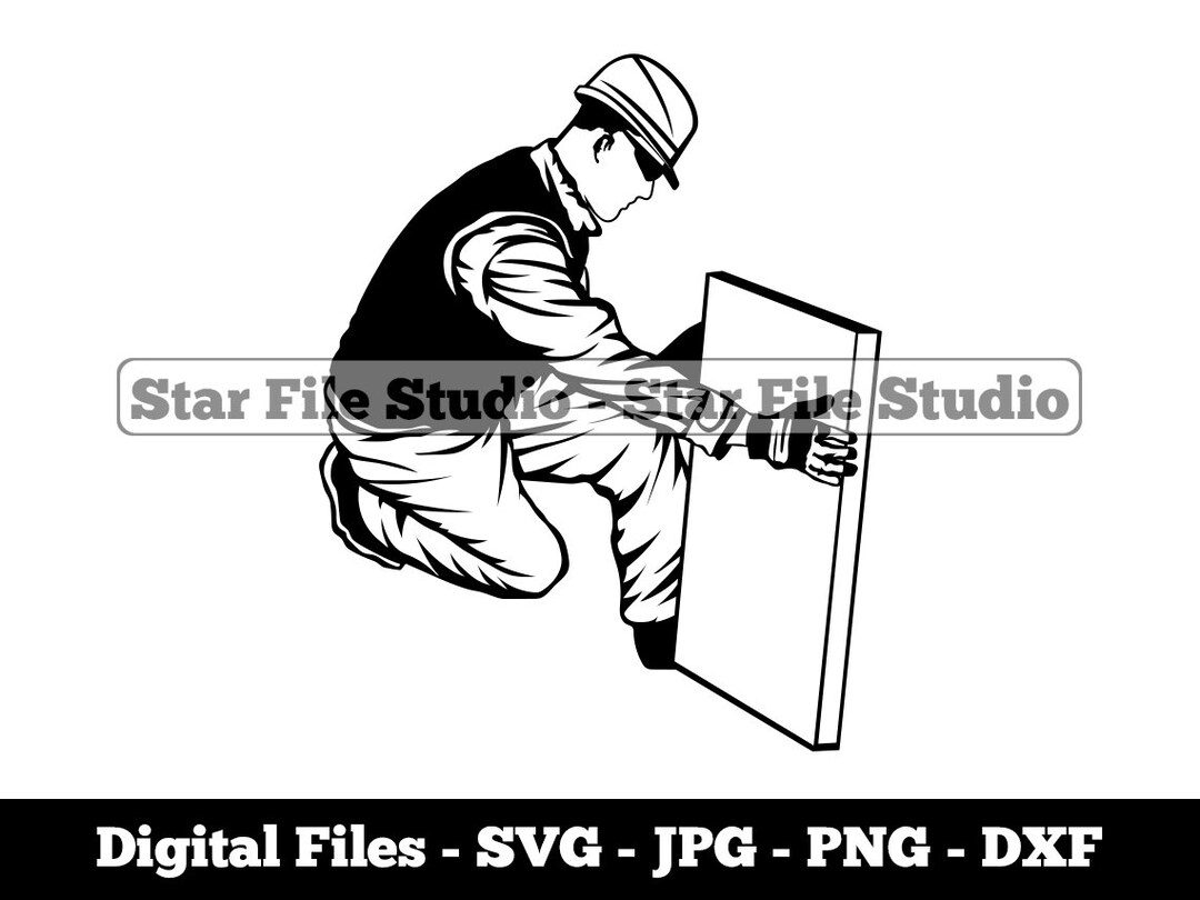 Construction Worker 2 Svg, Construction Svg, Contactor Svg ...