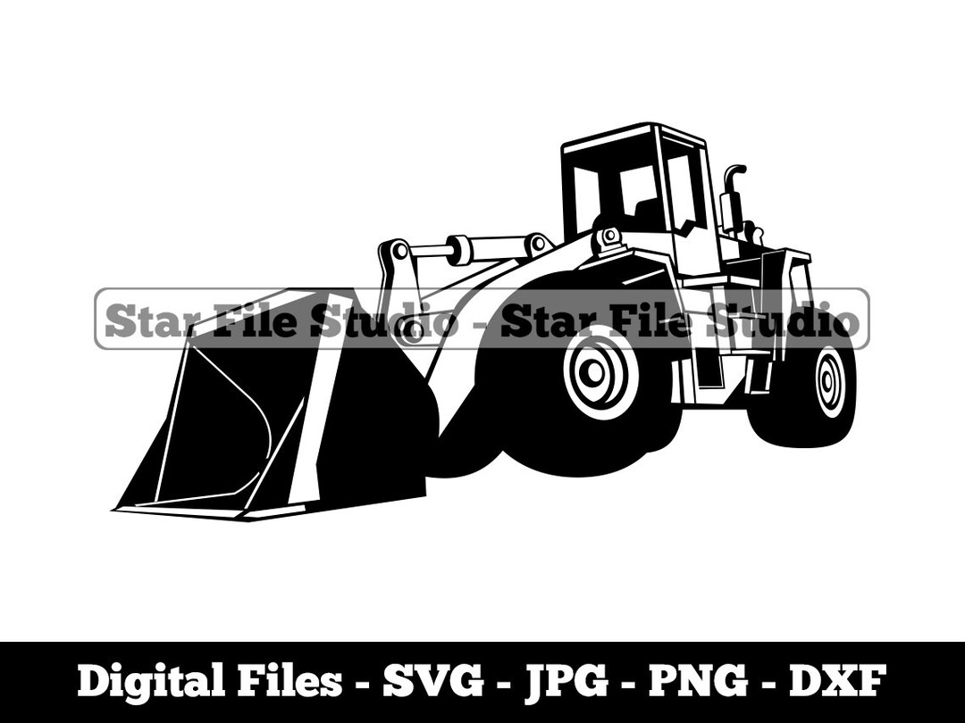 Bulldozer 4 Svg, Bulldozer Svg, Dozer Svg, Heavy Equipment Svg ...