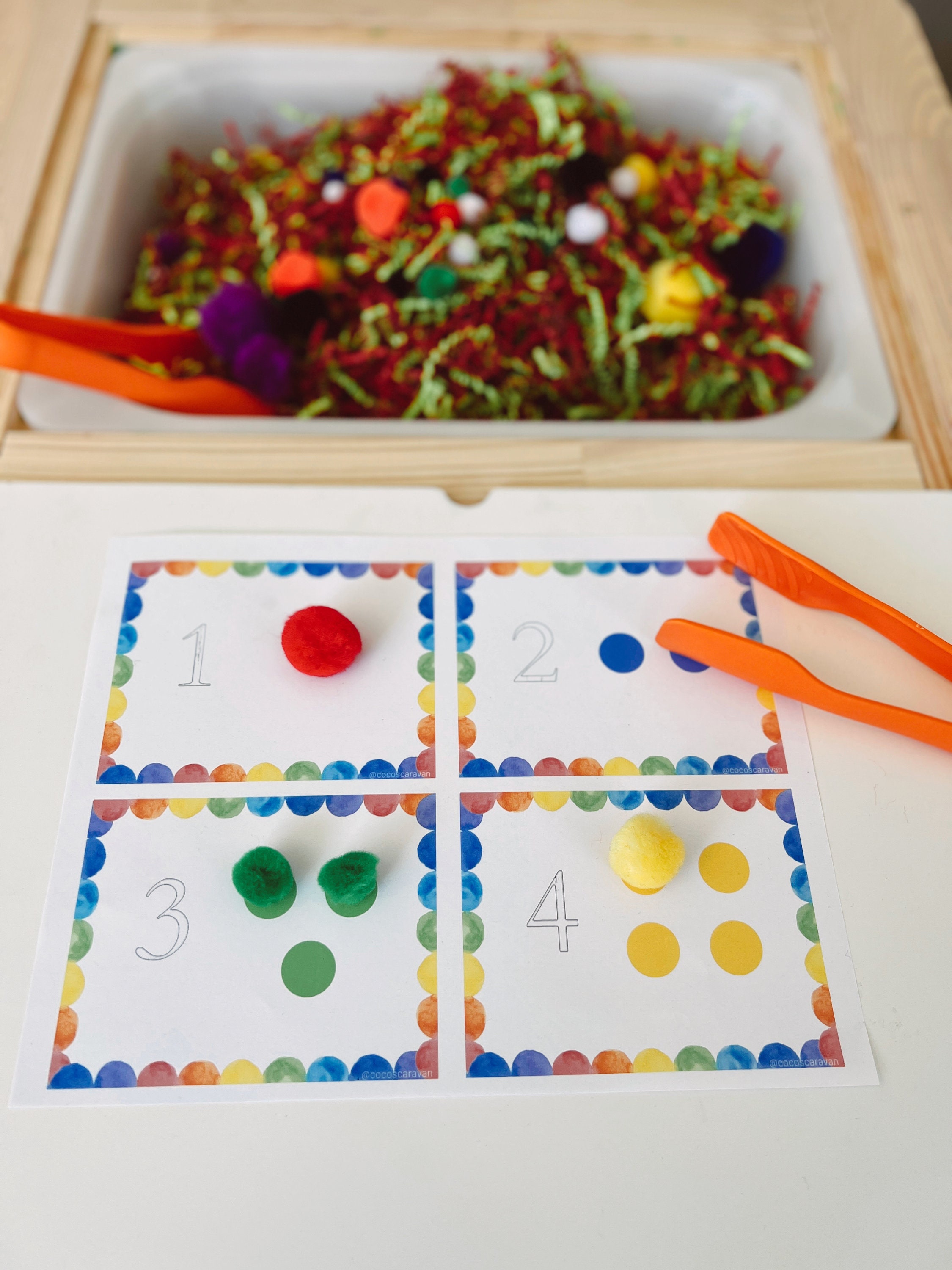 Sensory Bin Printables - Etsy