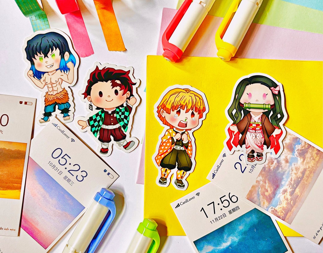 Anime Die Cut Stickers | Cute Decals | Anime | Die Cut Stickers | Anime ...