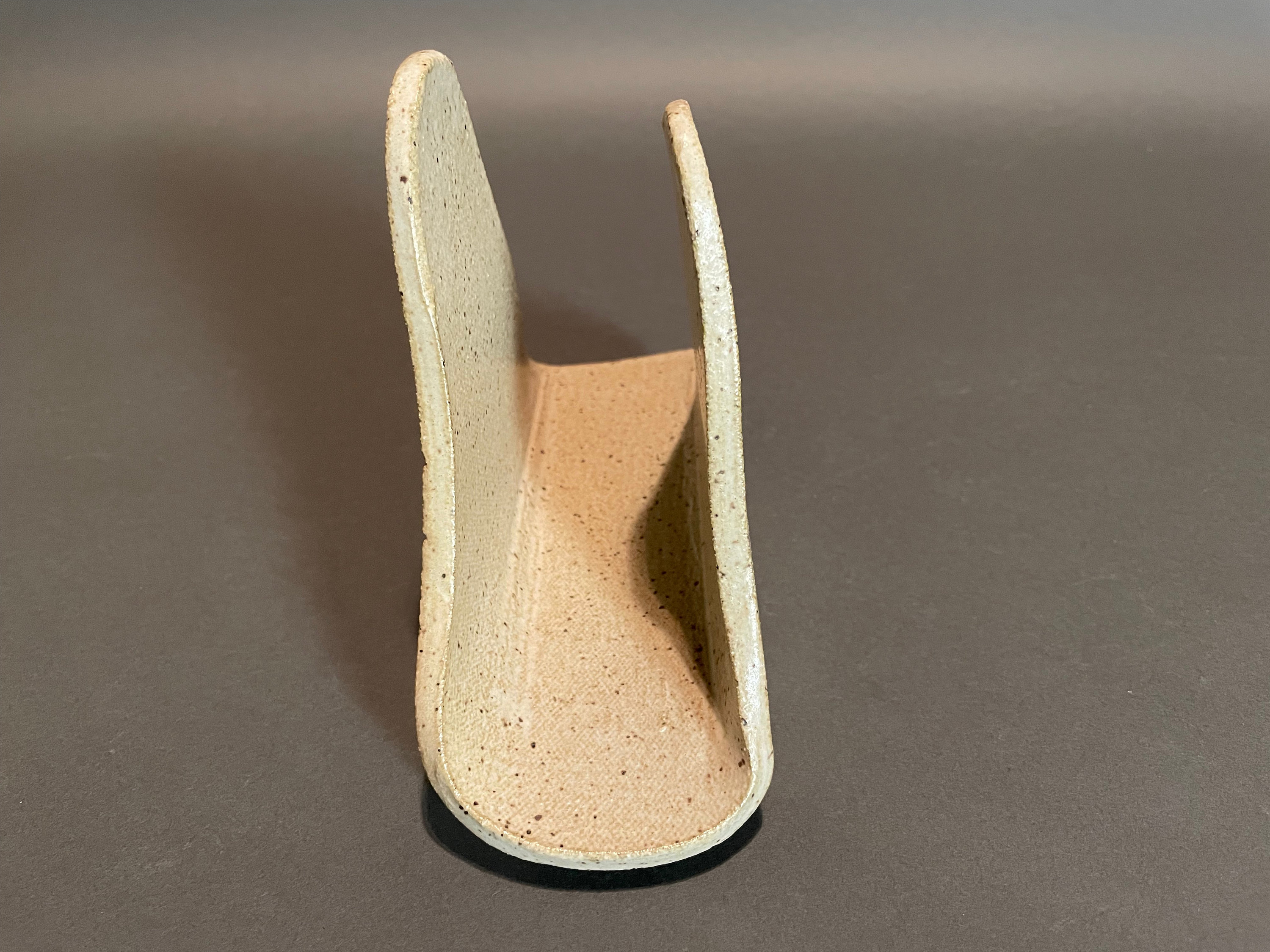Napkin Holder dune Glazed Ceramic Letter Holder Hand-built Trinket ...