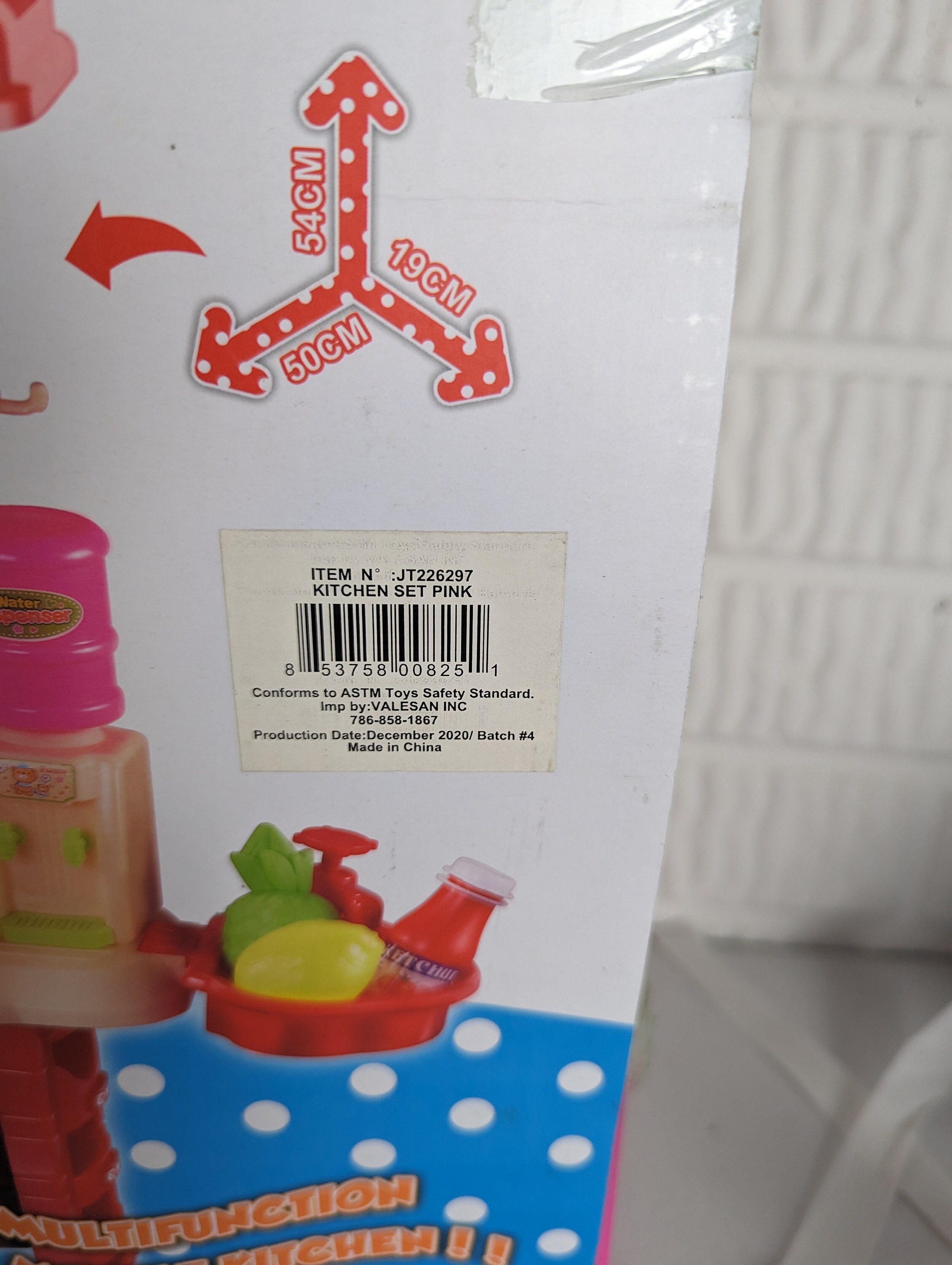 Supermarket Pink 3 In1 Kitchen Set for Kids Play Food 110 Pcs for ...