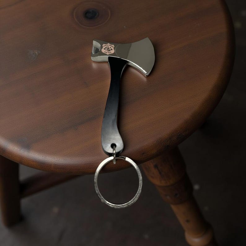 Personalized Firefighter Axe Bottle Opener | Laser Engraved | Keychain ...