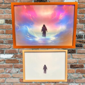 Illuminated Jesus Art Frames: Multiple Images | LED Religious Decor - Etsy