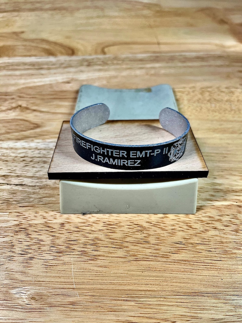 Remembering Our Heroes: Laser Engraved Military Police and Firefighter ...