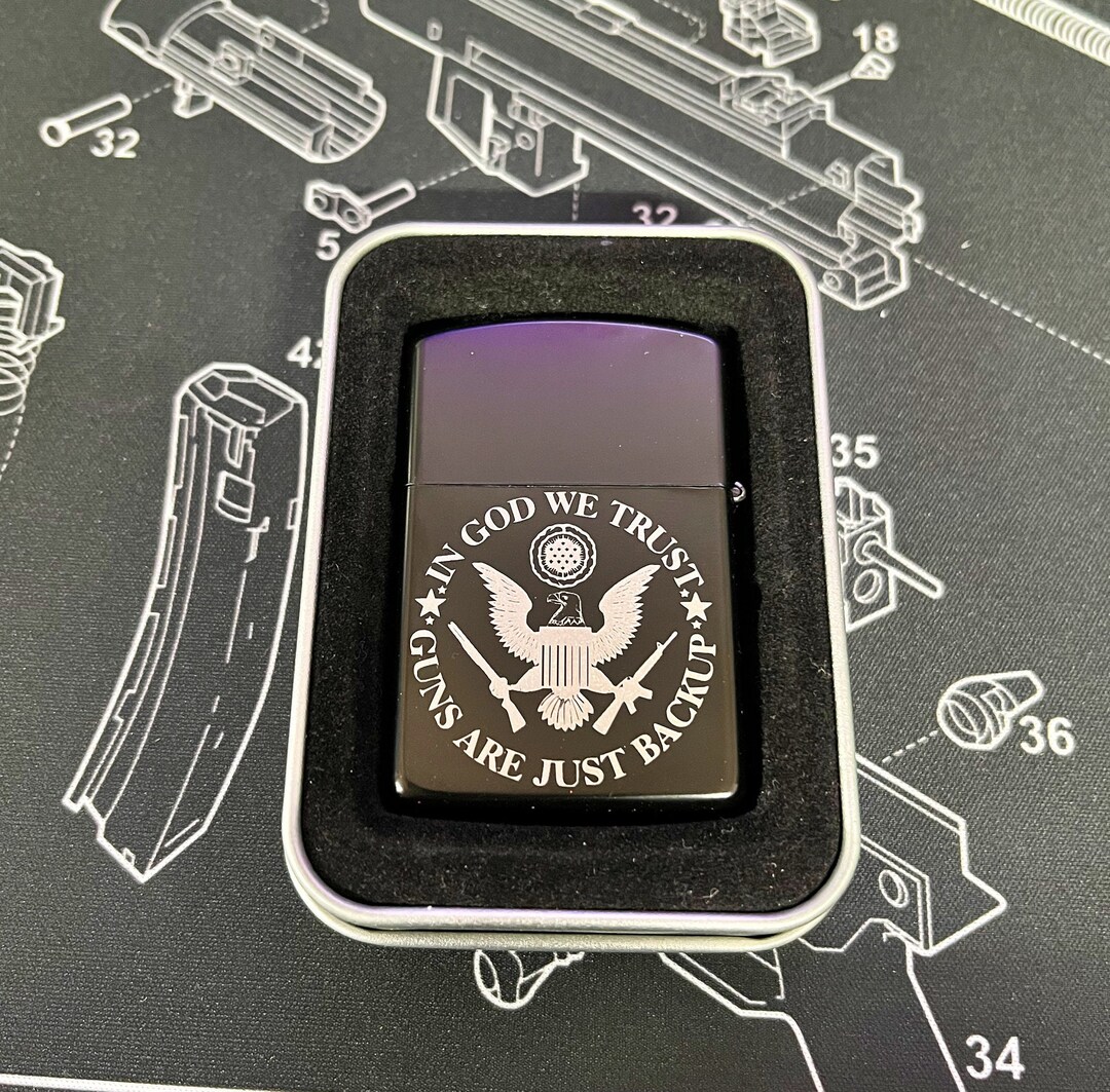 Customizable Laser Engraved Lighters: Gift With Tin Box Option - Etsy