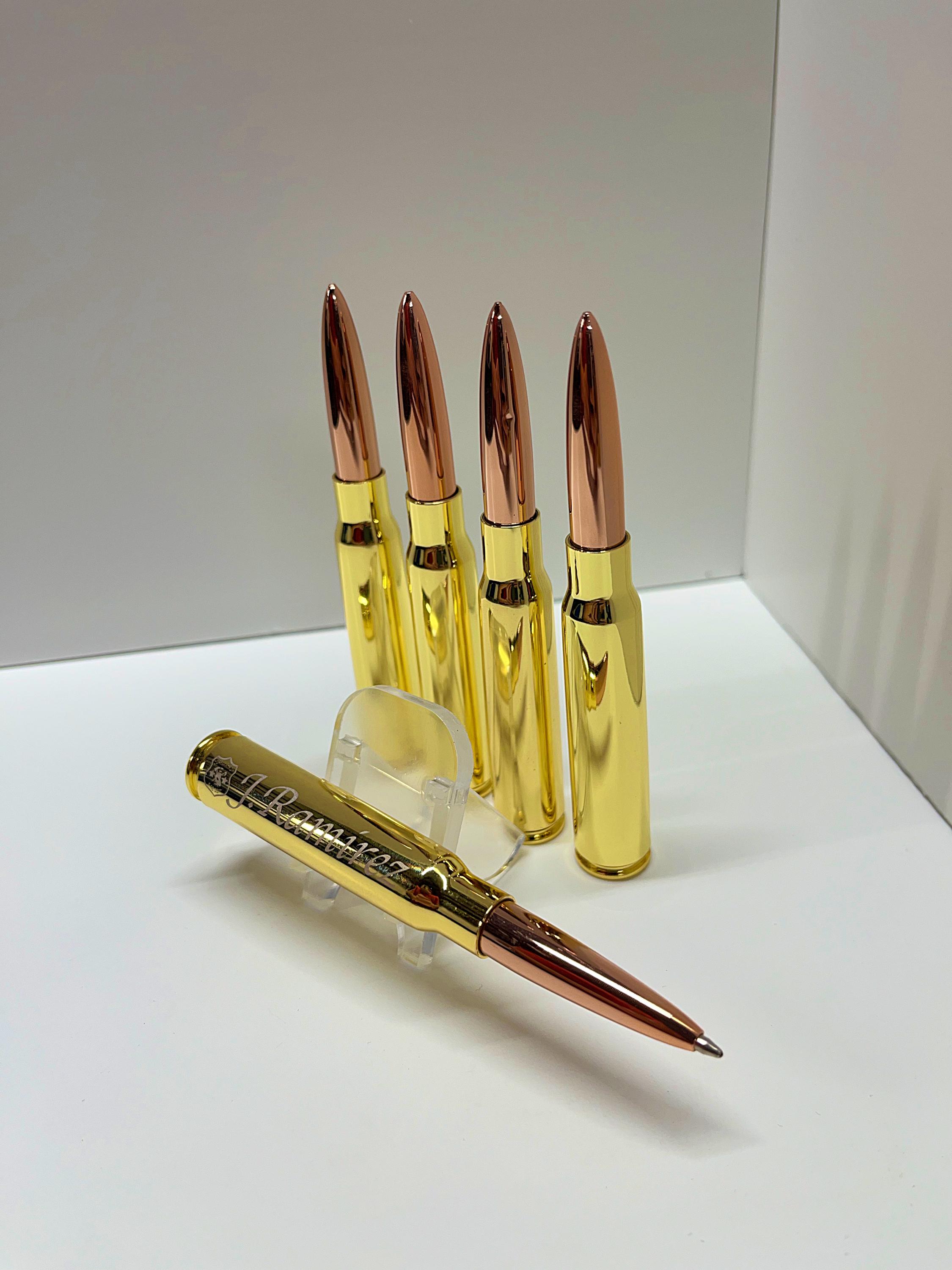 Personalized Bullet Pen – Laser Engraved Metal Ballpoint, Gift for ...