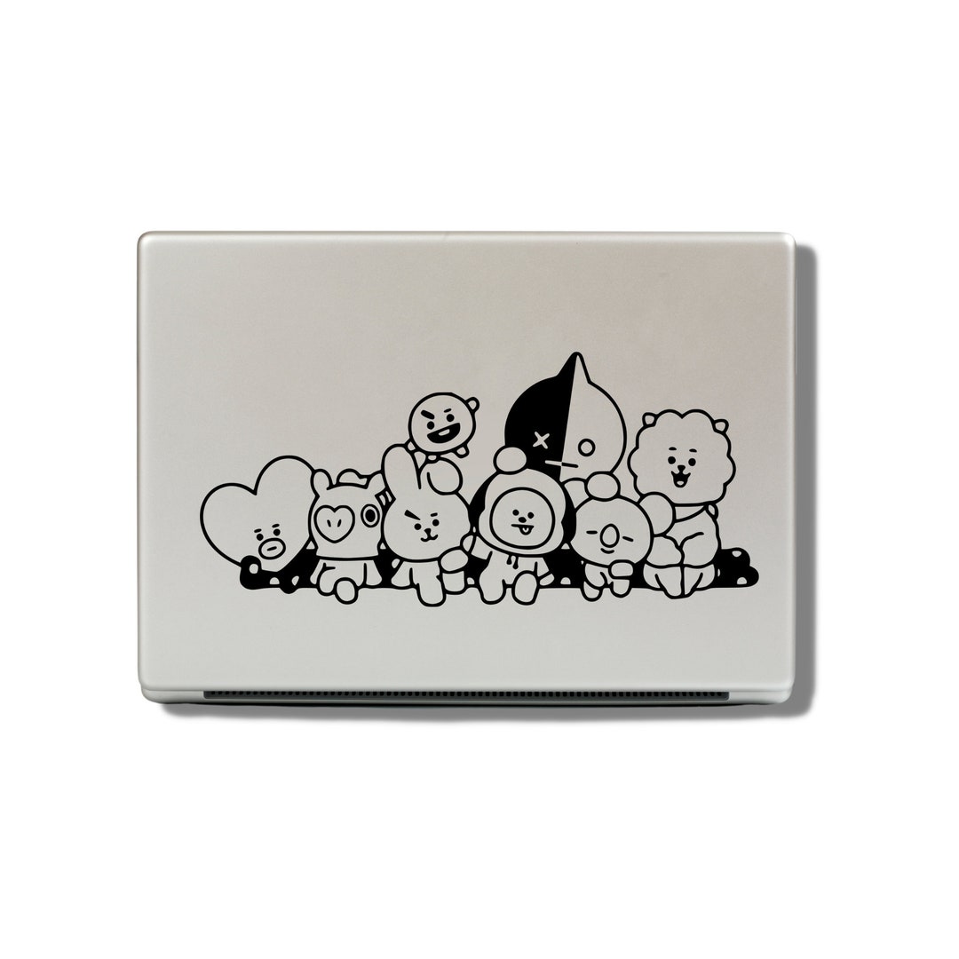 BTS BT21 Decal MacBook Vinyl BTS Decal Window Decal Wall Decal Mirror ...
